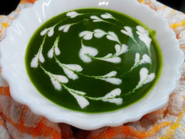 Palak Soup Recipe - How to make Indian style Spinach soup
