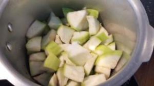 Lauki ki Sabji or bottle gourd Curry